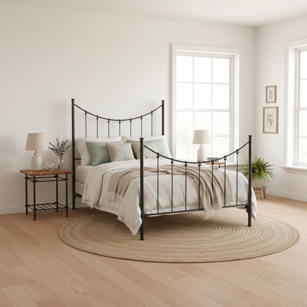Knot Iron Queen Bed – Urban Forge