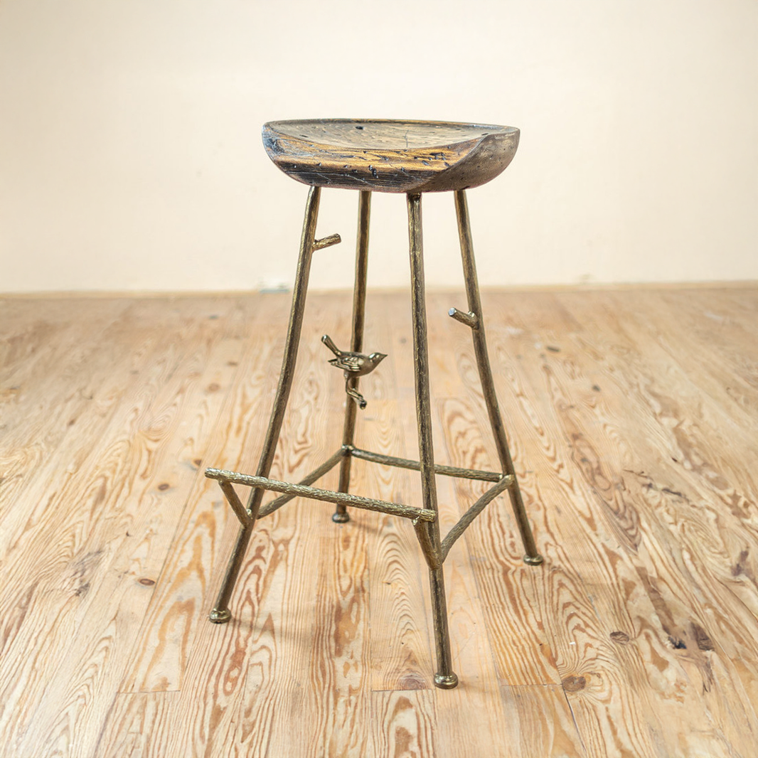 Hand-Forged Iron Bar & Counter Stools | Urban Forge