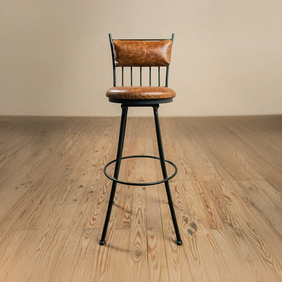 Hand-Forged Iron Bar & Counter Stools | Urban Forge